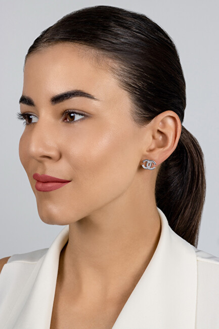 Vathe per femra Brilio Silver World Icon EA1020R, te arte/roze ...
