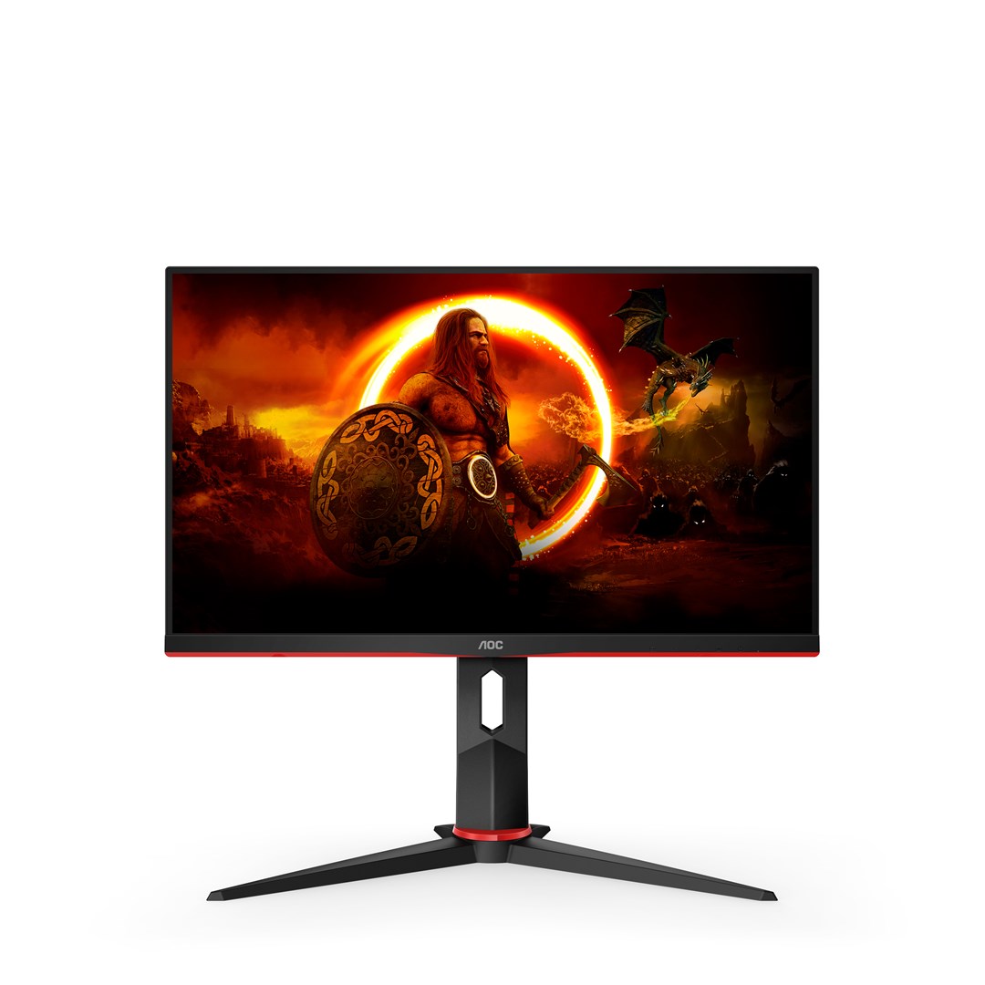 Monitor AOC G2 Q24G2A/BK, 23.8", QHD, 165Hz, 1ms, i zi/portokalli ...