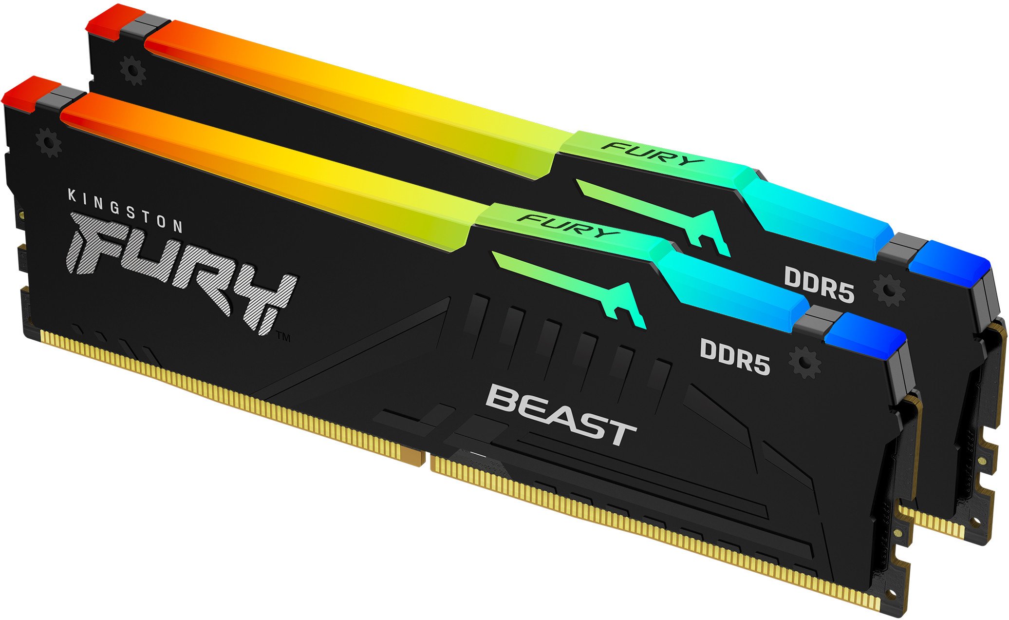 Memorie RAM Kingston FURY Beast, 64GB DDR5, 5200MT/s, RGB | GjirafaMall