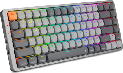 Механичка тастатура Redragon K652 Azure, безжична, RGB, бела | ZirafaMall