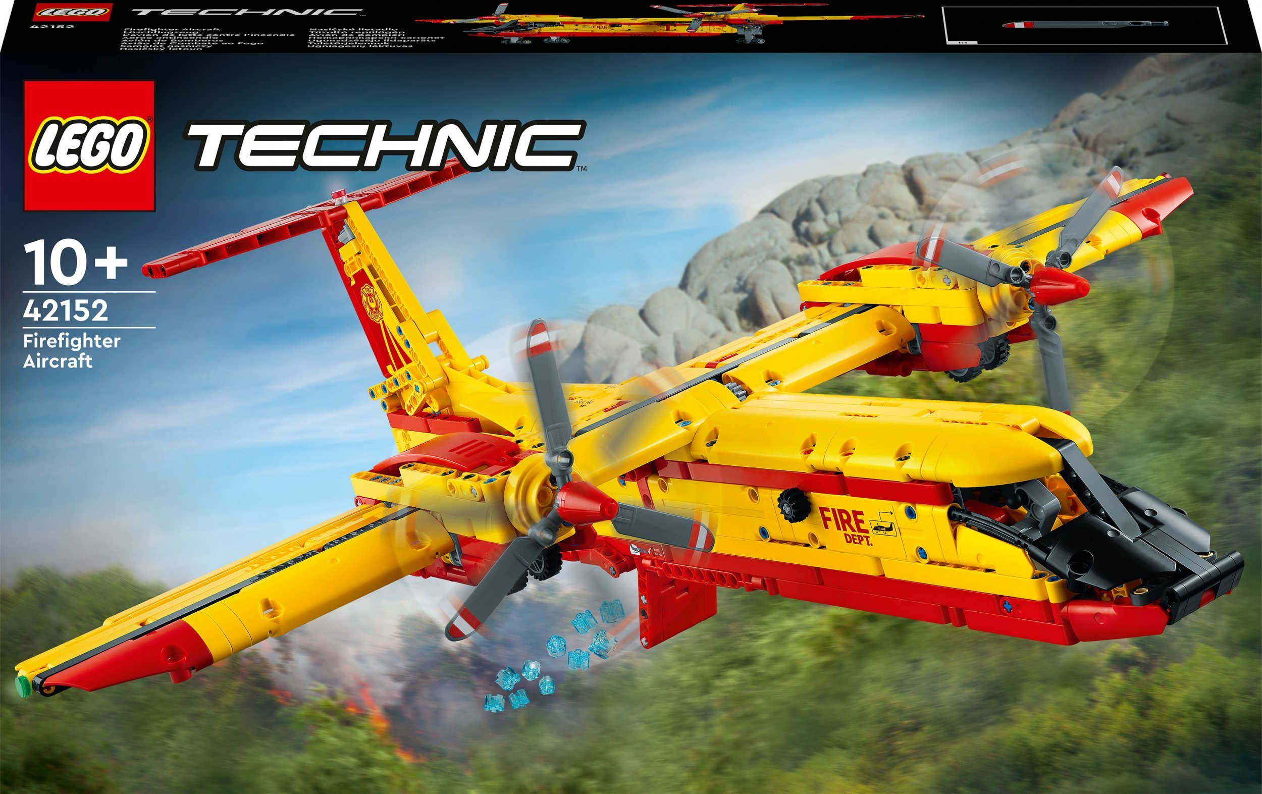Loder ndertuese LEGO Technic 42152 Firefighting Aircraft, aeroplan ...