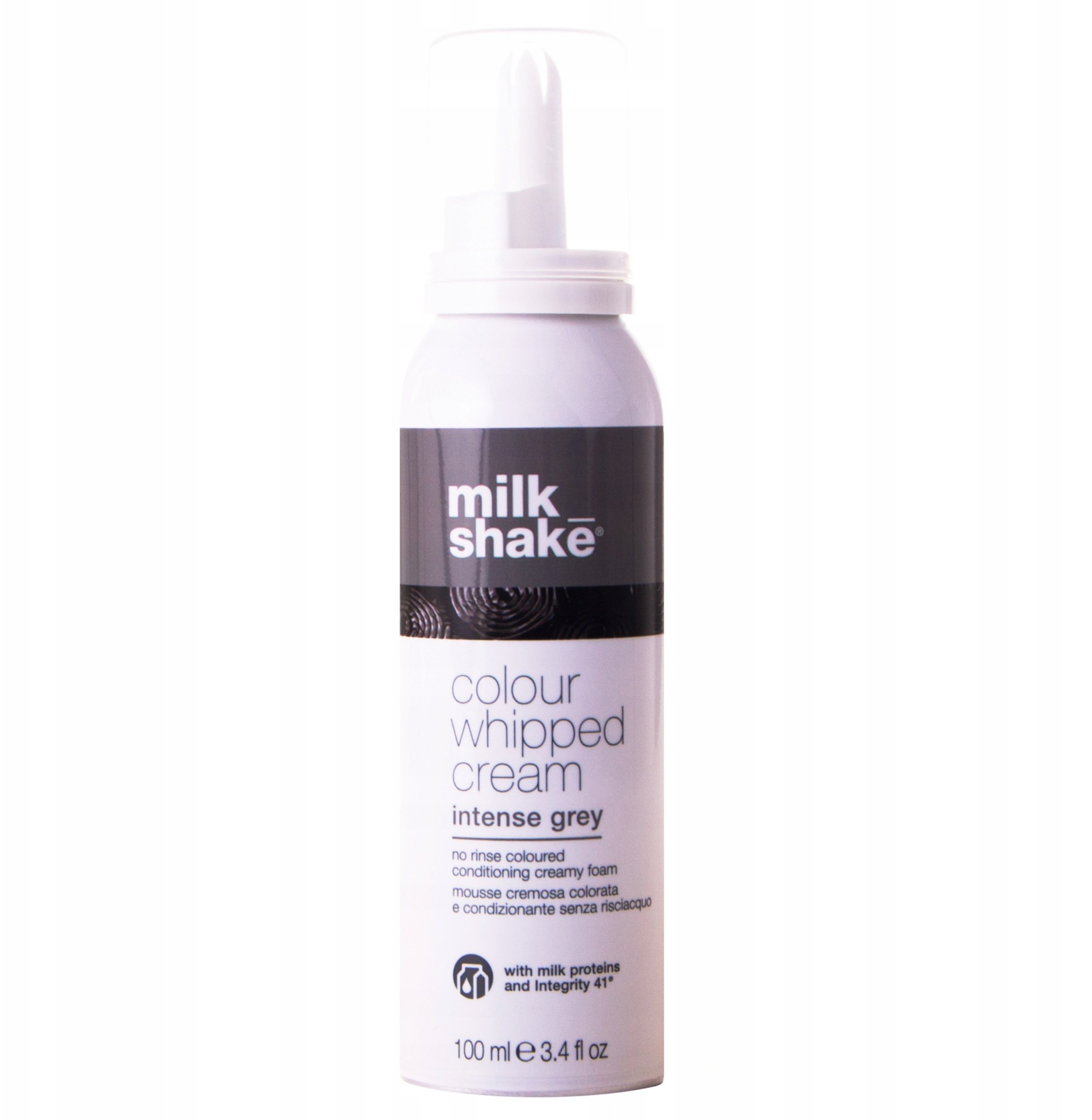 Пена за коса Milk_shake Coloured Whipped Cream, 100ml, Intense Grey ...
