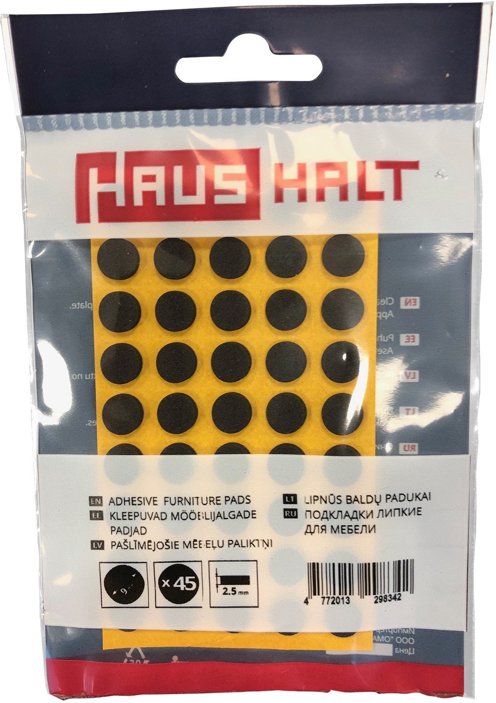 Jasteke vetengjites filci Hausalt, diameter 9 mm, trashesi 2.5 mm ...