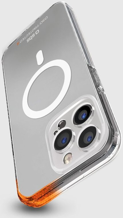 Заштитна маска SBS за iPhone 15 Pro Max, D3O, MagSafe, проѕирна ...
