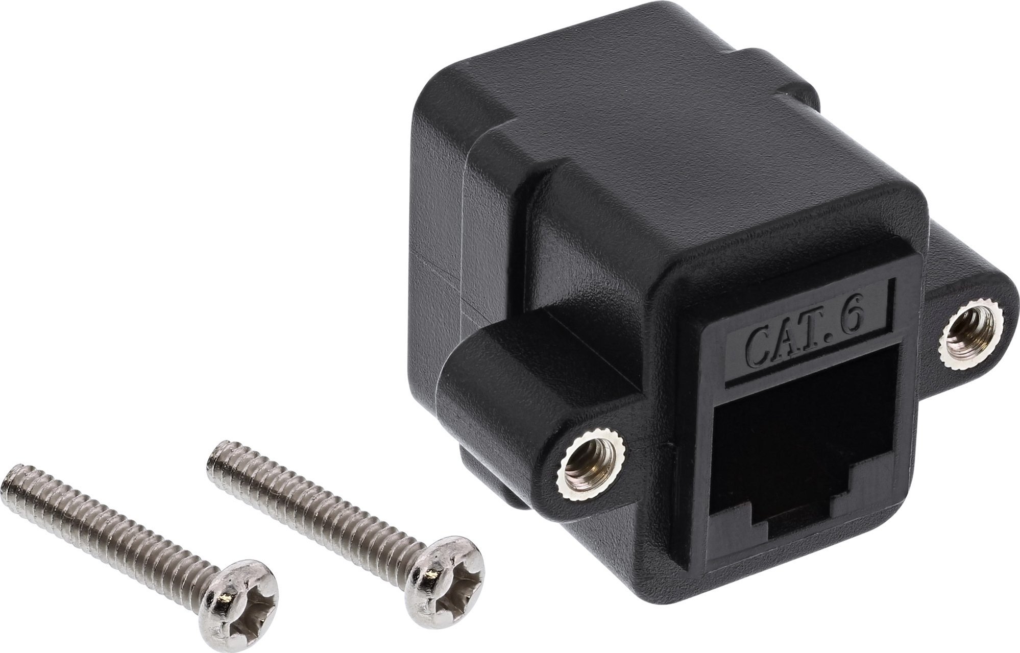 Adapter rrjeti InLine, bashkues UTP 2x RJ45 femer, per instalim ...