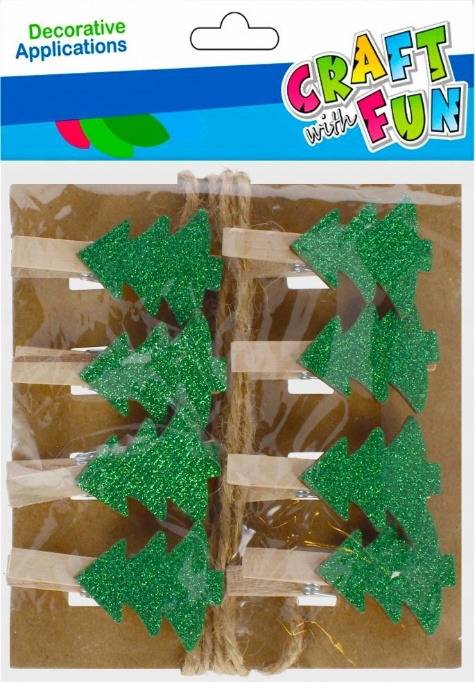 Kapese dekorative per peme Krishtlindjesh Craft with Fun, 8 cope ...