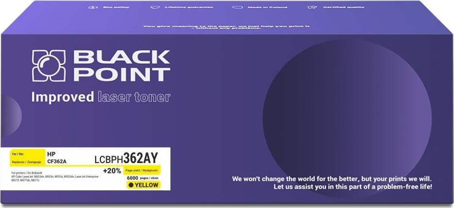 Tонер Black Point LCBPH362AY, замена за HP 508A CF362A, жолт | ZirafaMall