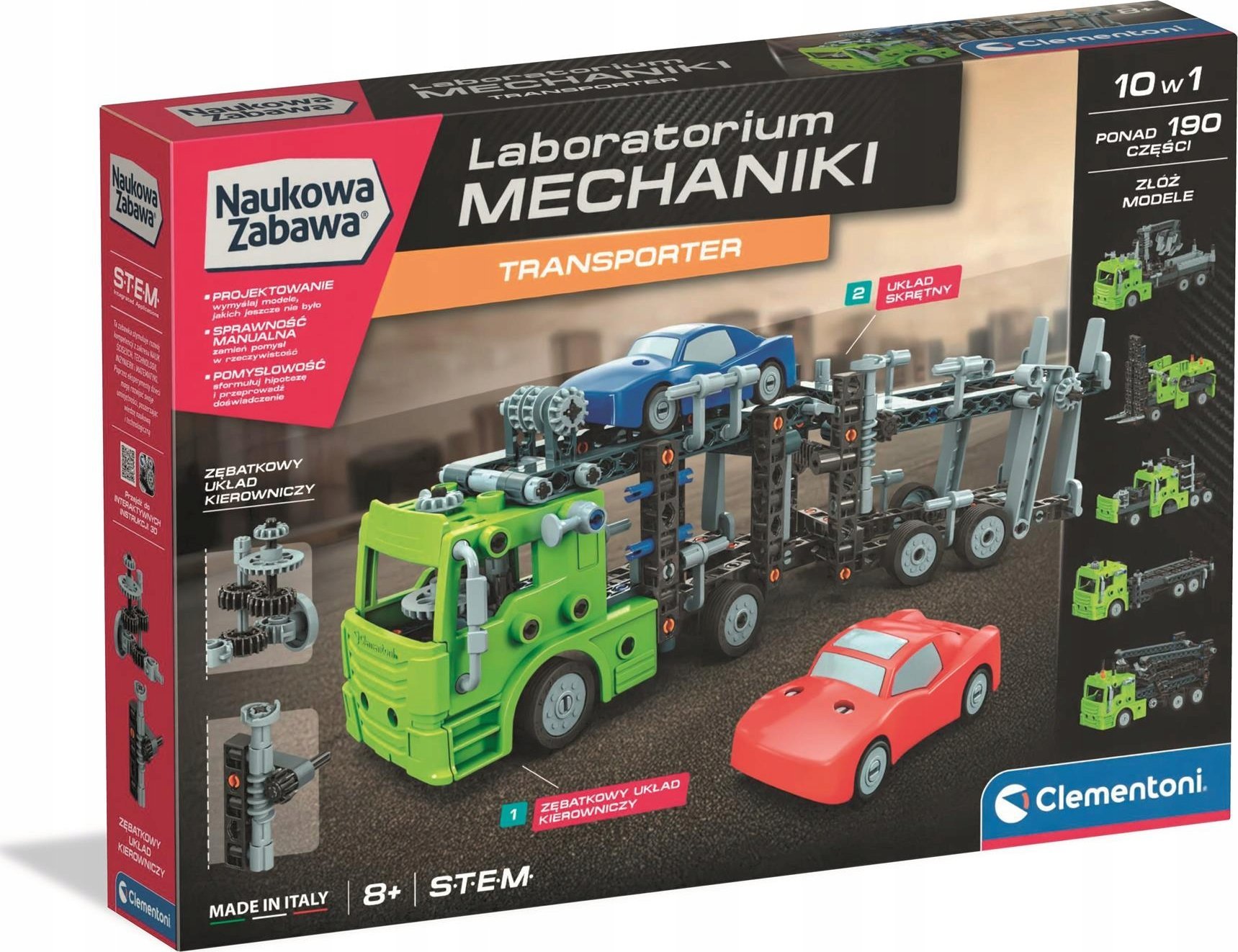 Set ndertimi Clementoni Mechanics Laboratory Transporter, edukativ ...