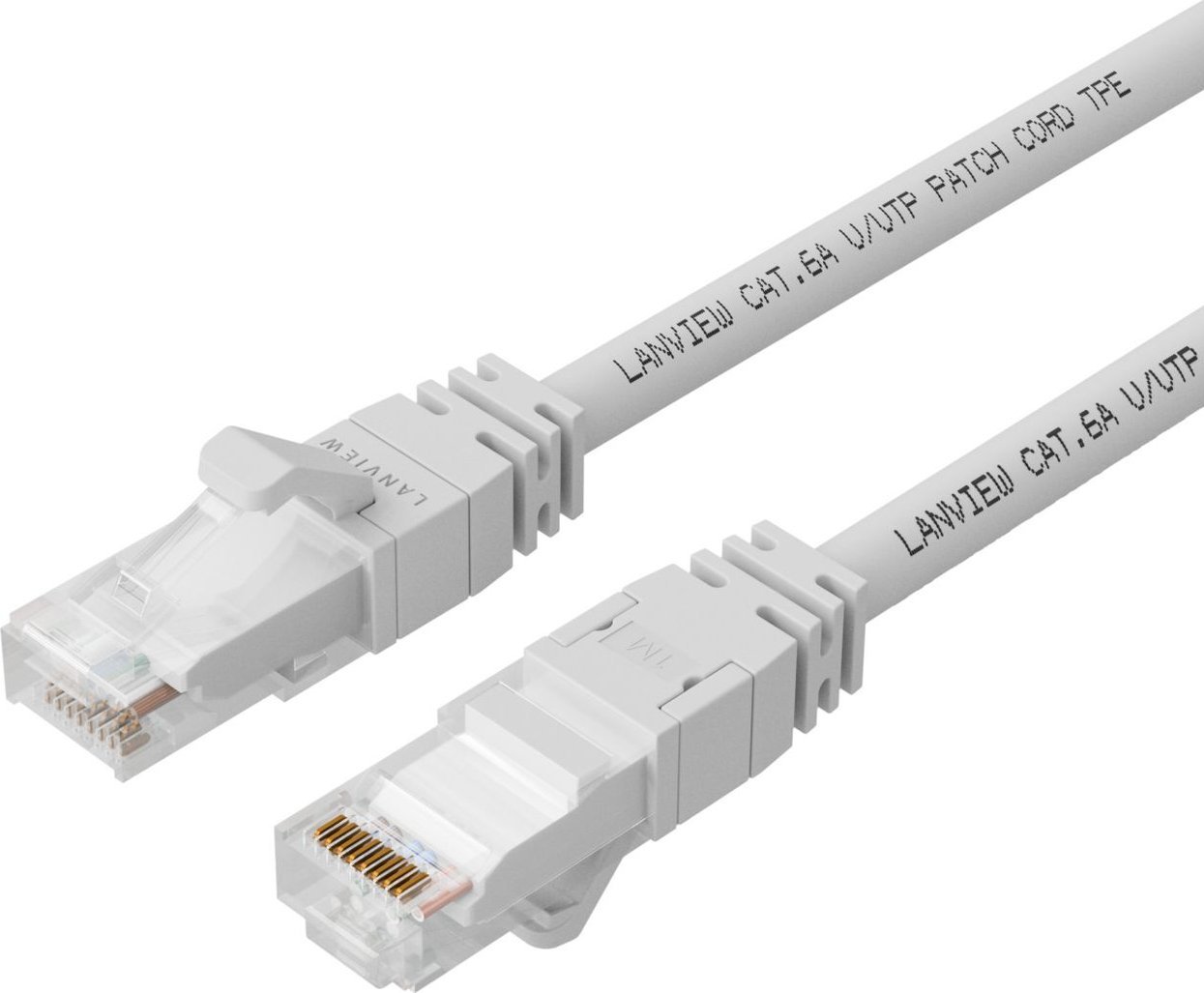Kabllo rrjeti Lanview LV-UTP6A30W, Cat6a S/FTP, 30m, e bardhe | GjirafaMall