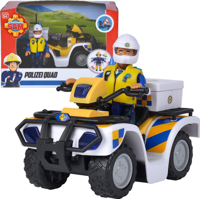 Играчка Simba Fireman Sam - Policia Quad dhe Malcolm (9251093), шарена ...