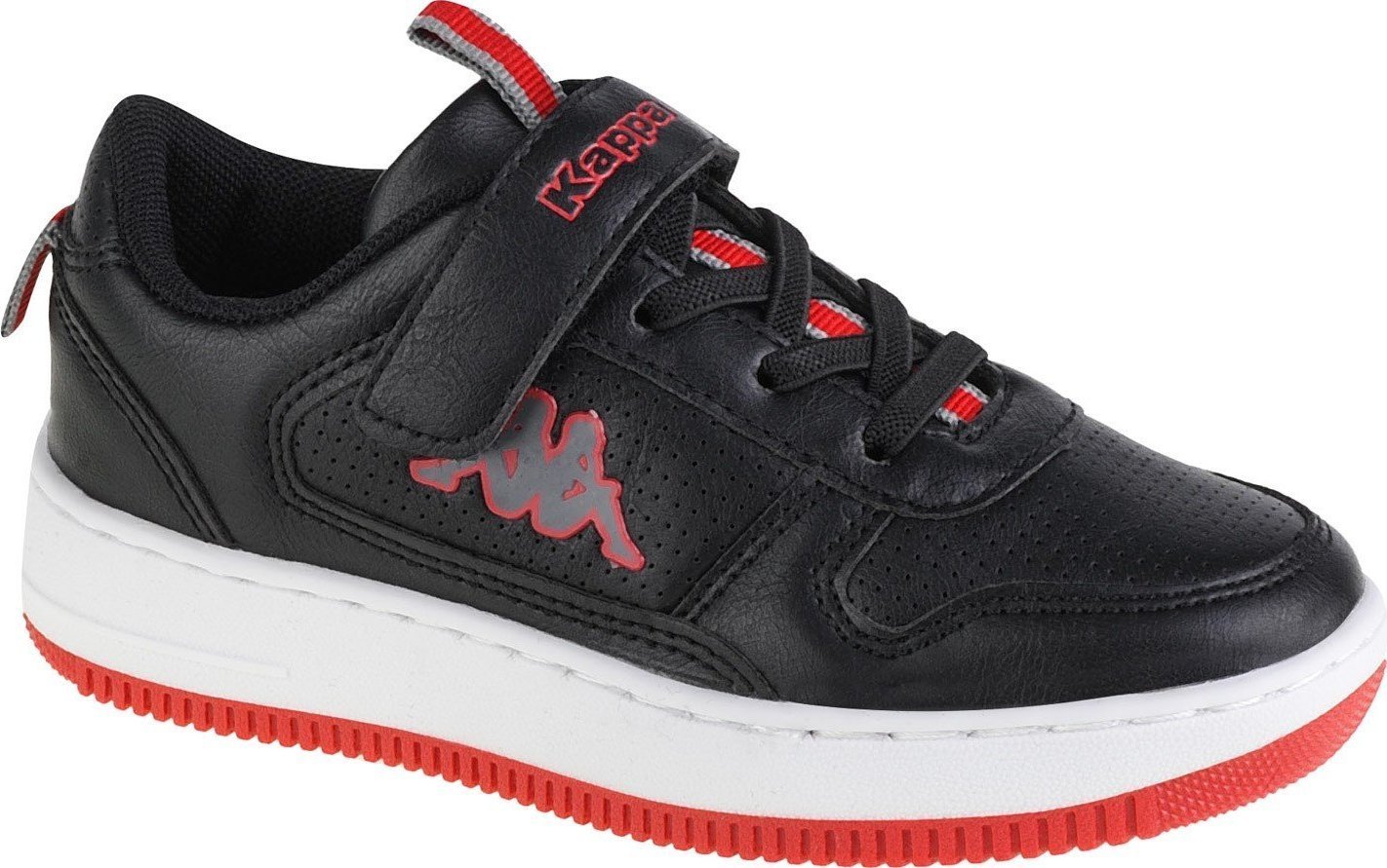 Патики за деца Kappa Fogo K Jr 260989K 1120, со лепенка Velcro, црни ...