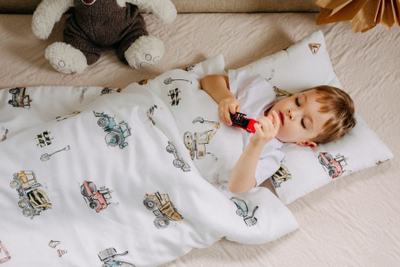 Комплет постелнина за деца Pulp Bamboo Pulp Satin Cotton, 100x135 ...