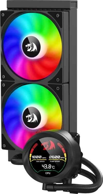 Водено ладење за CPU Redragon CCW-1019, радијатор 240 mm, RGB | ZirafaMall