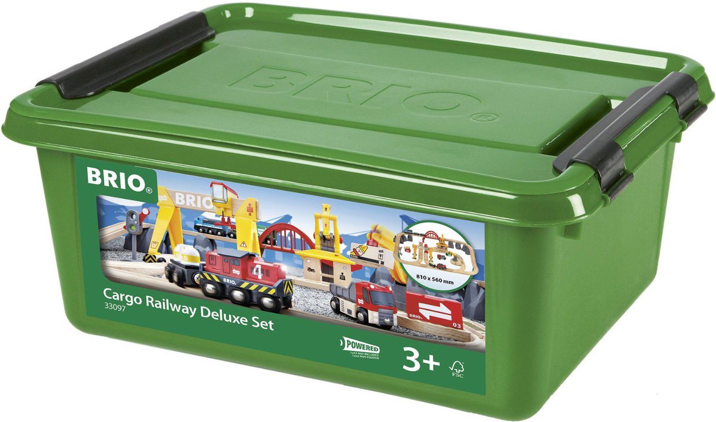 Set hekurudhe loder Brio Cargo Railway Deluxe | GjirafaMall