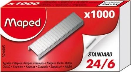 Капси за канцеларија Maped Staples 24/6, 1000 парчиња, | ZirafaMall