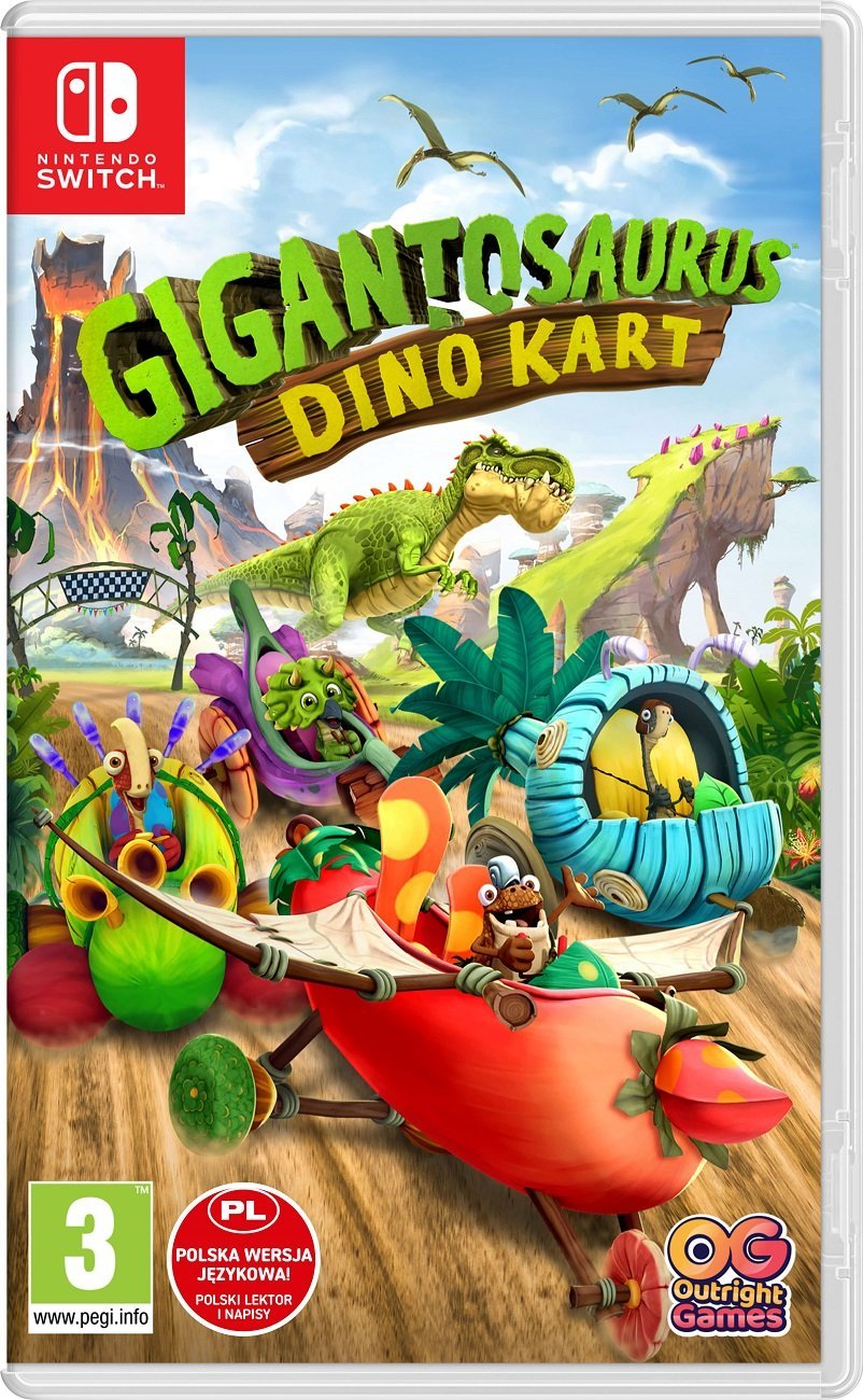 Videoloje Nintendo Switch Gigantosaurus Dino Kart, gara me | GjirafaMall