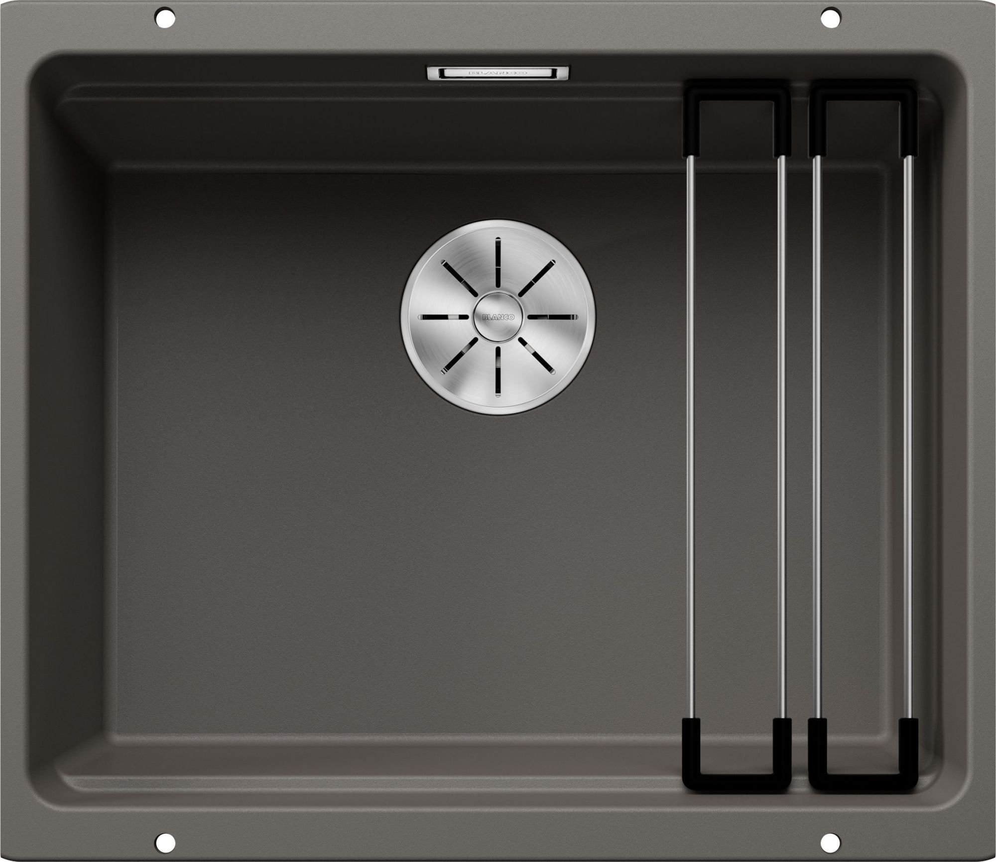 Lavabo kuzhine Blanco SUBLINE 500 U Silgranit, sistem kullimi | GjirafaMall