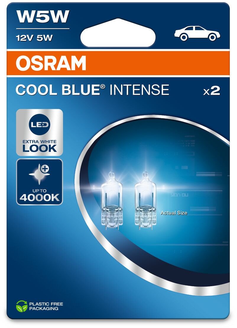 Llamba auto OSRAM 2825CBN, W5W 12V 5W, COOL BLUE INTENSE, drite e ...