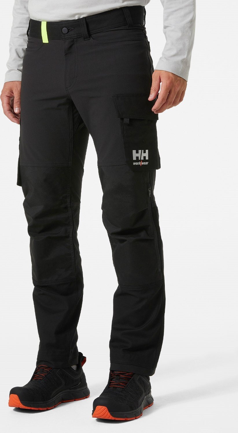 Pantallona pune Helly Hansen Oxford 4X Work, material elastik ...