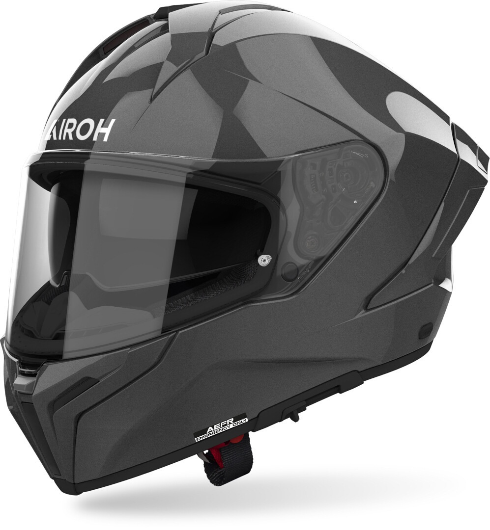 Helmete moto Airoh Matryx Color, full face, masa M, gri e erret ...