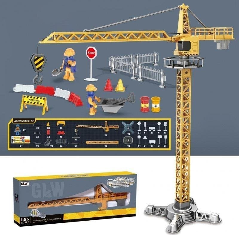 Set ndertimi Trifox Construction, me vinc, per femije | GjirafaMall