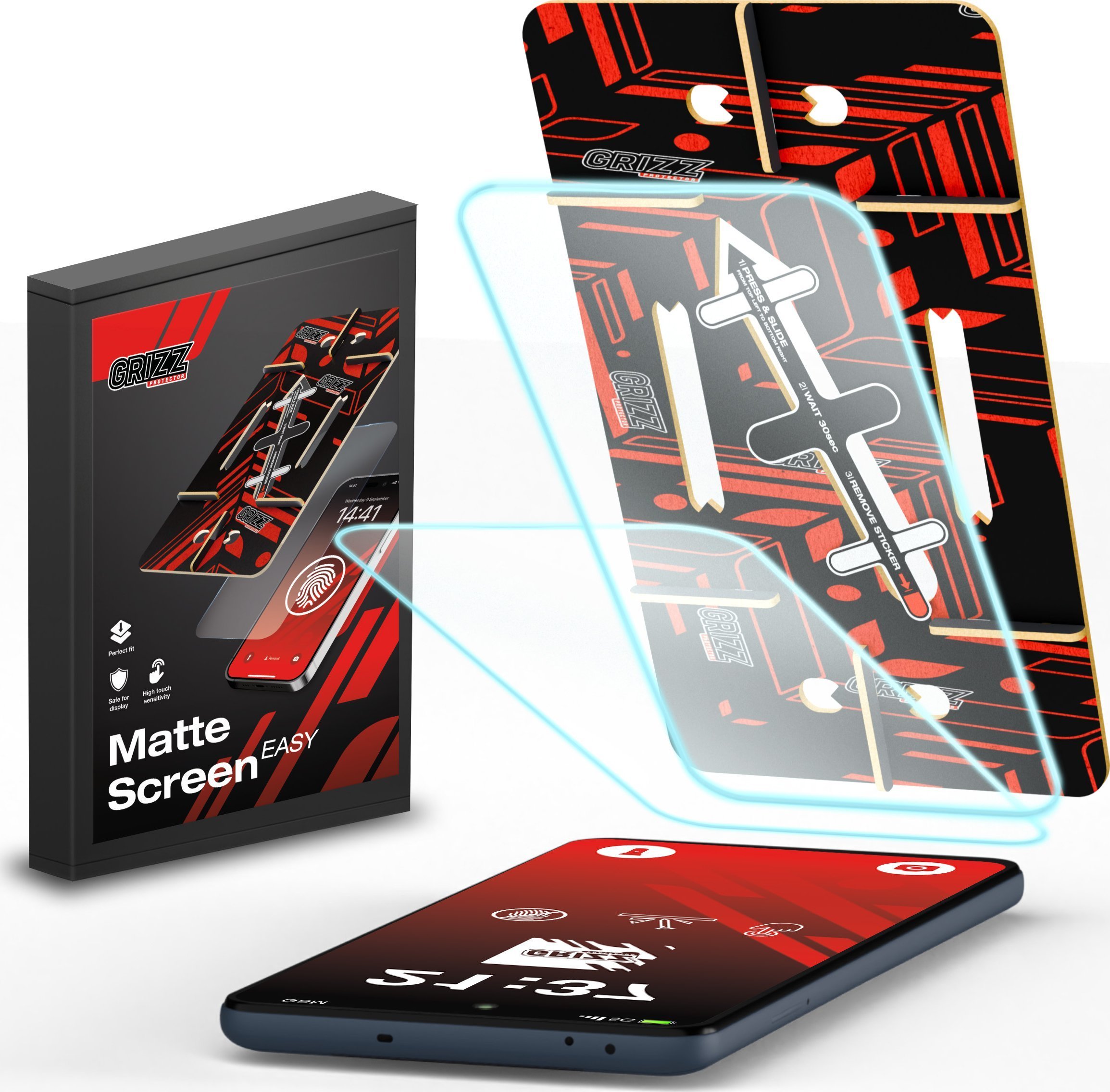 Заштитна мат фолија Grizz за Infinix Note 30 Pro, 2 парчиња, анти ...