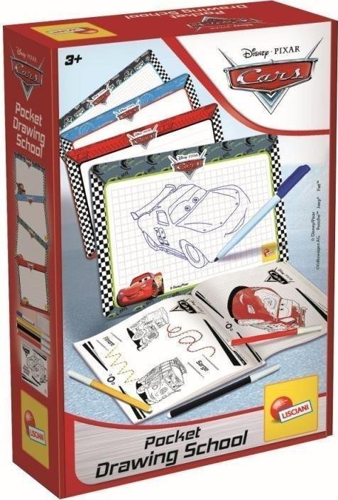 Сет за цртање Lisciani Compact Drawing School Cars, креативен, за деца ...