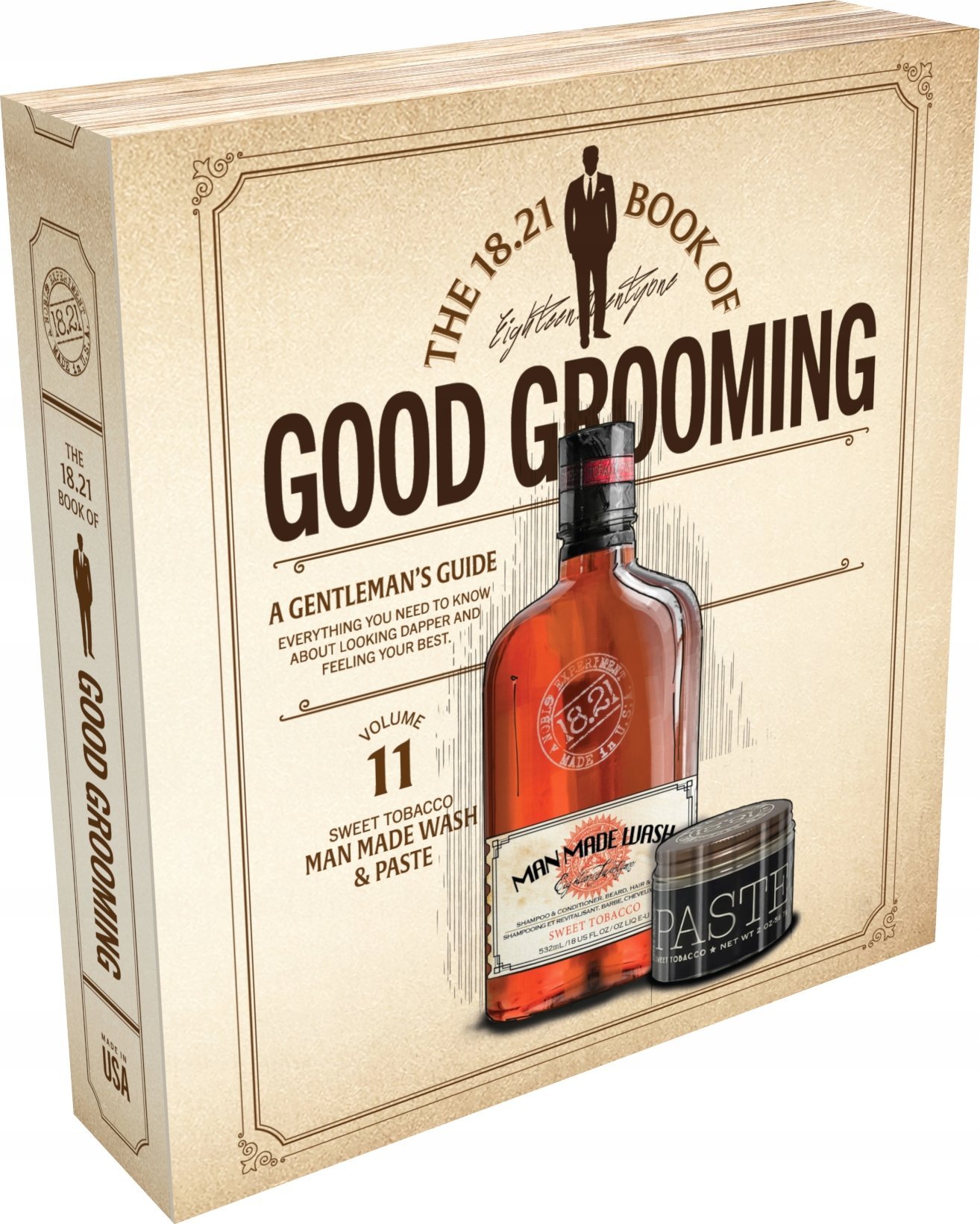 Сет подарок 18.21 Man Made Book of Good Grooming Vol. 11, Man Made ...