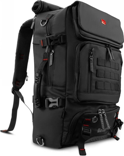 Ранец Beaster BS930BP, со USB и USB C приклучок, водоотпорен, црн ...