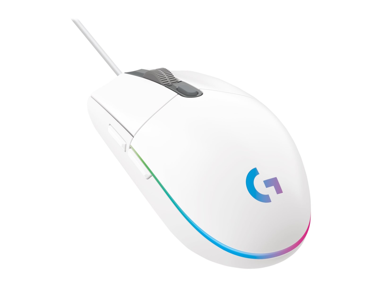 Logitech Gaming Mouse G203 LIGHTSYNC - mouse - USB - white | GjirafaMall