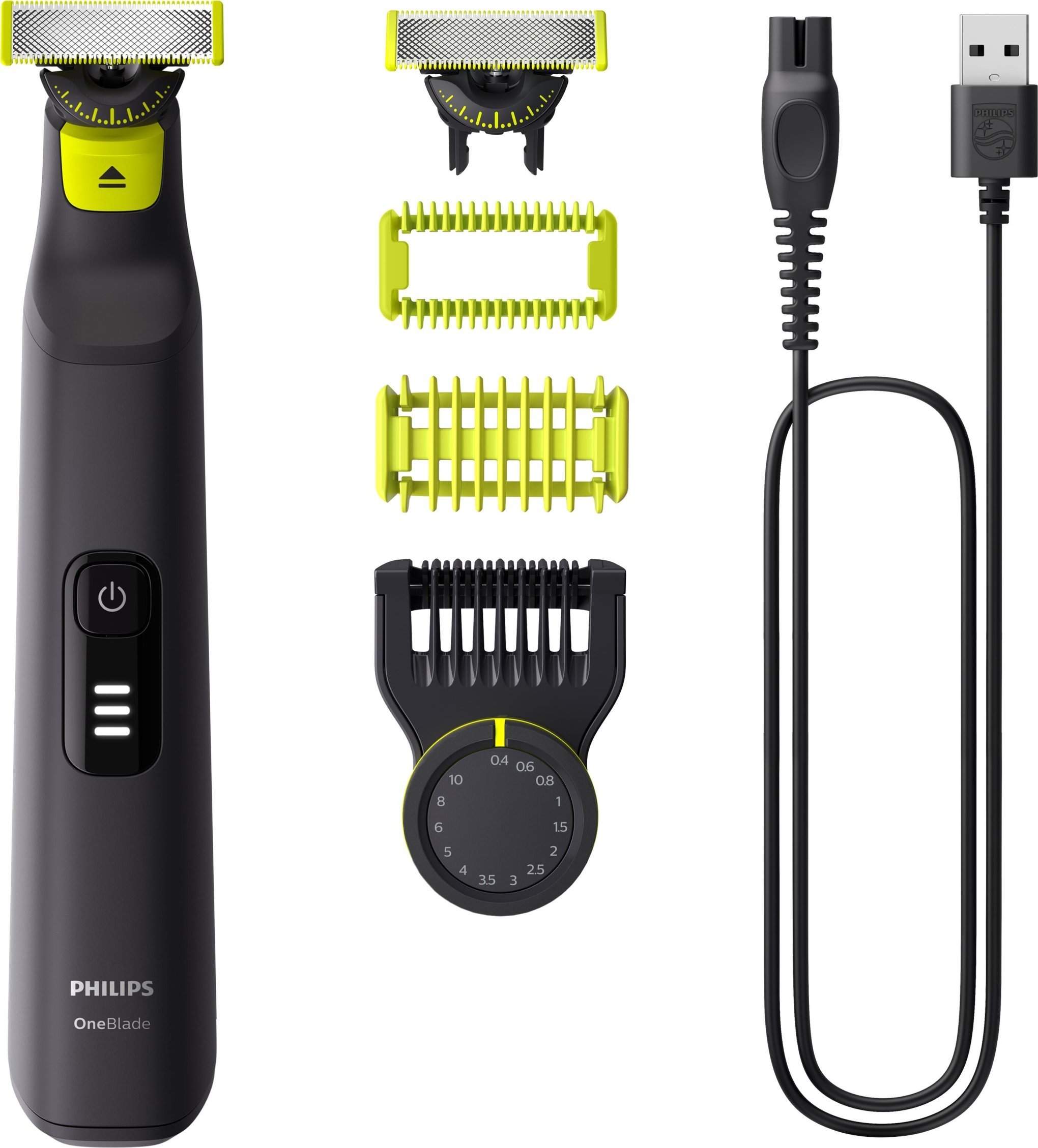 Trimmer Philips OneBlade Pro 360 QP6542/15, per fytyre dhe trup, i ...