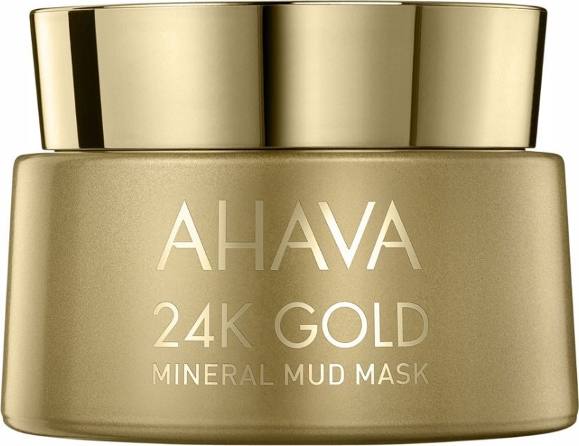 Маска за лице 24K Gold Mineral Mud, за чистење, за сјај, златна ...