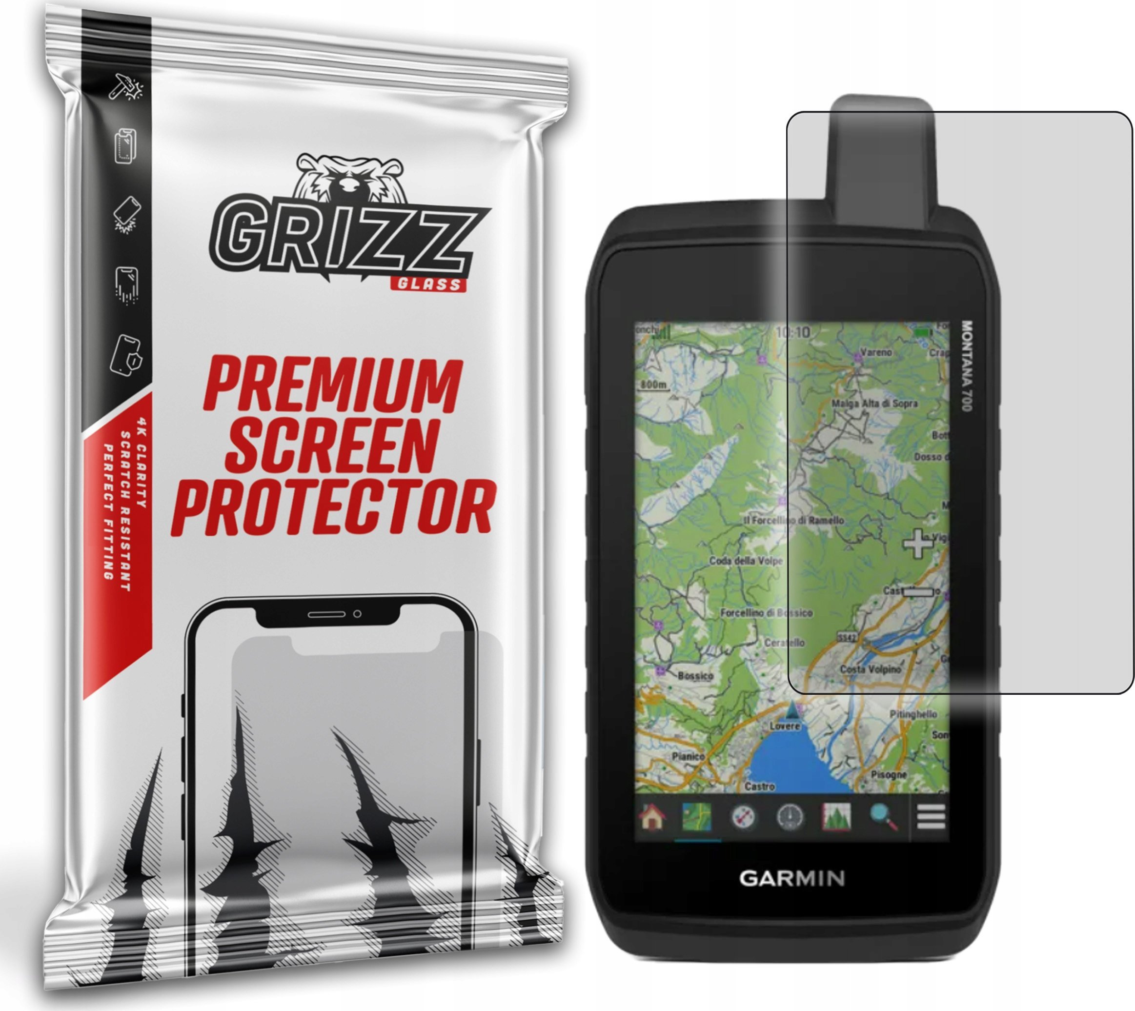 Заштитна матирана фолија GrizzGlass PaperScreen Garmin Montana | ZirafaMall
