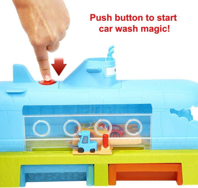 Сет игри Mattel Disney Cars Whale Super Car Wash Color Change | ZirafaMall
