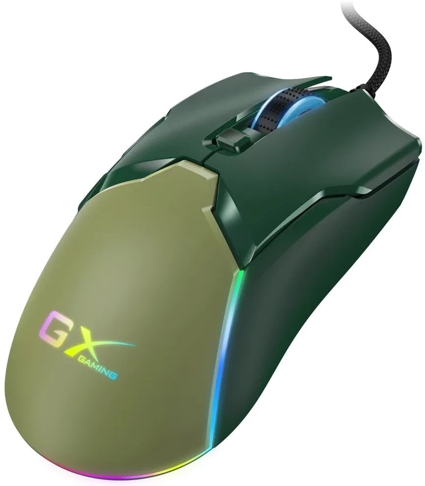 Maus gaming Genius GX Scorpion M700, RGB, me kabllo, jeshile Army ...