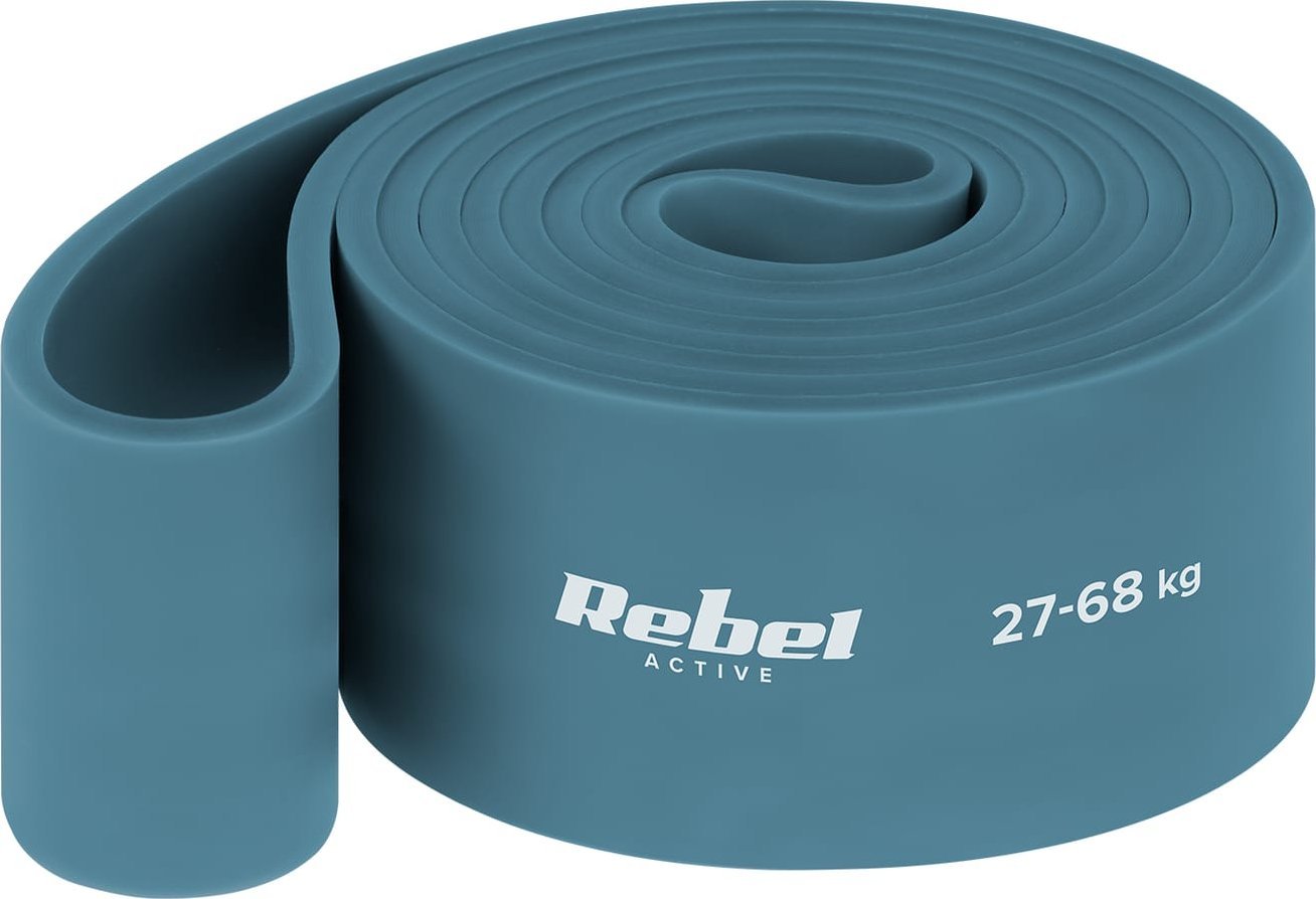 Bande elastike Rebel Power Band PL-6, 27-68 kg, latex, blu | GjirafaMall