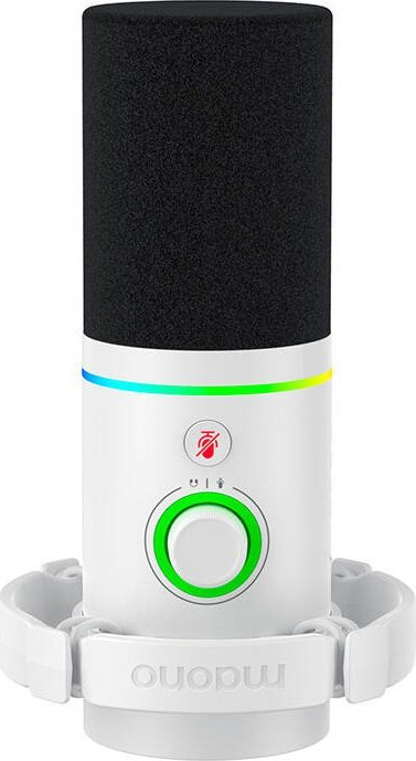 Динамички микрофон Maono PD200X, USB C и XLR, RGB, бел | ZirafaMall