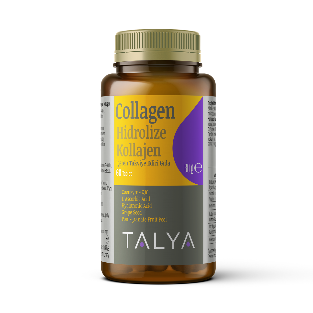 TALYA Herbal Hydrolyzed Collagen Complex, 60 kapsula | GjirafaMall