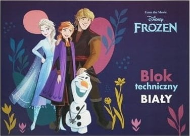 Технички блок Beniamin Frozen, A4, 10 листови, бел | ZirafaMall