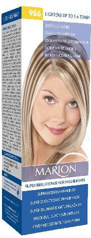Ngjyre flokesh Marion Lightener Super, per refleksa 5 6 toni, Nr. 986 ...