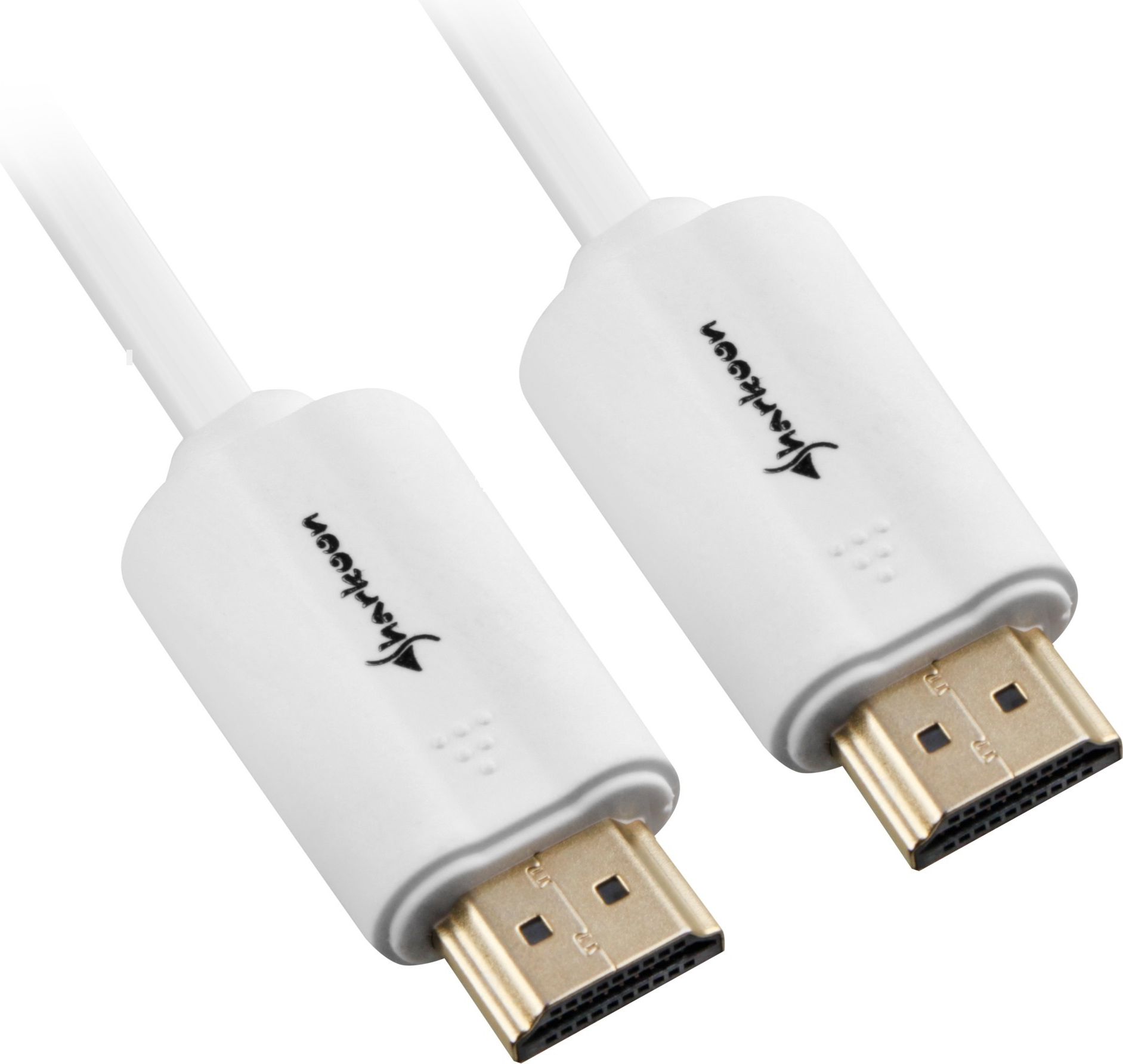 Кабел HDMI Sharkoon, 2 м, бел | ZirafaMall