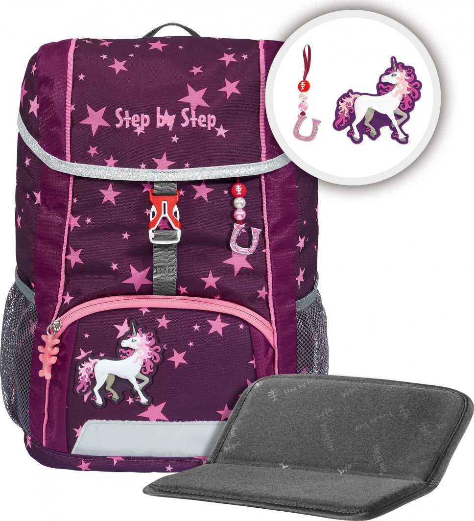 Ранец Step by Step Kid Unicorn Nuala, 13L, рефлектирачки елементи ...