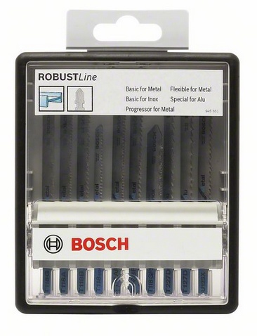 Bosch Professional Сет ножеви за лобзик, Robust Line Metal Expert ...