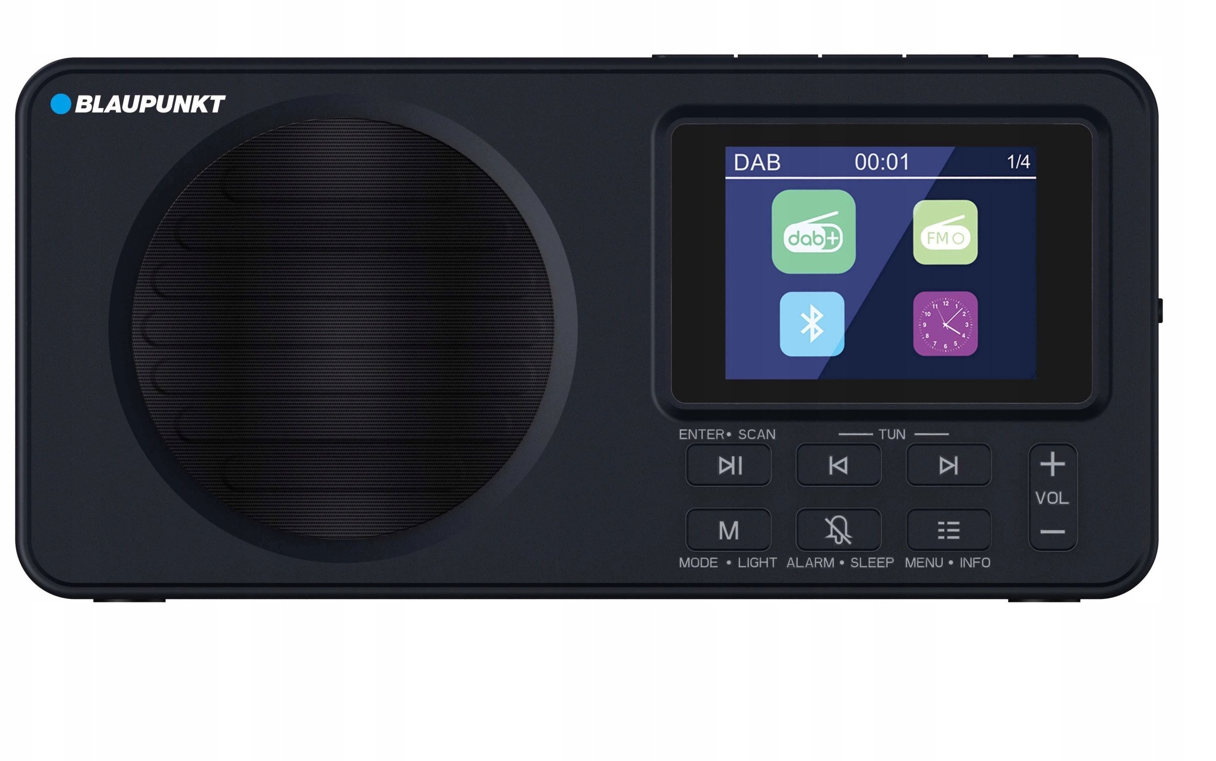 Radio portative Denver DR6BK, DAB+ FM, Bluetooth, ekran 2.4", e zeze ...