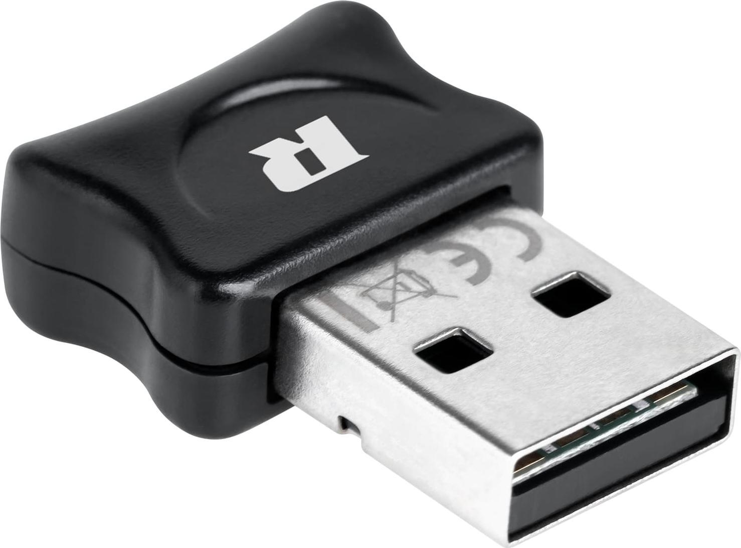 Bluetooth адаптер Rebel NanoStick, USB, Bluetooth 5.0, црн | ZirafaMall