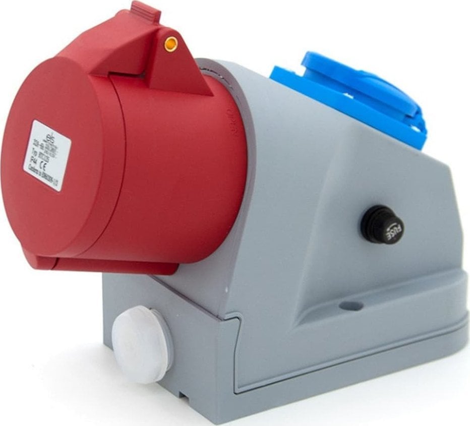 Prize muri ELS Electrical Engineering CEE 32A, 230V, IP44, gri | ZirafaMall